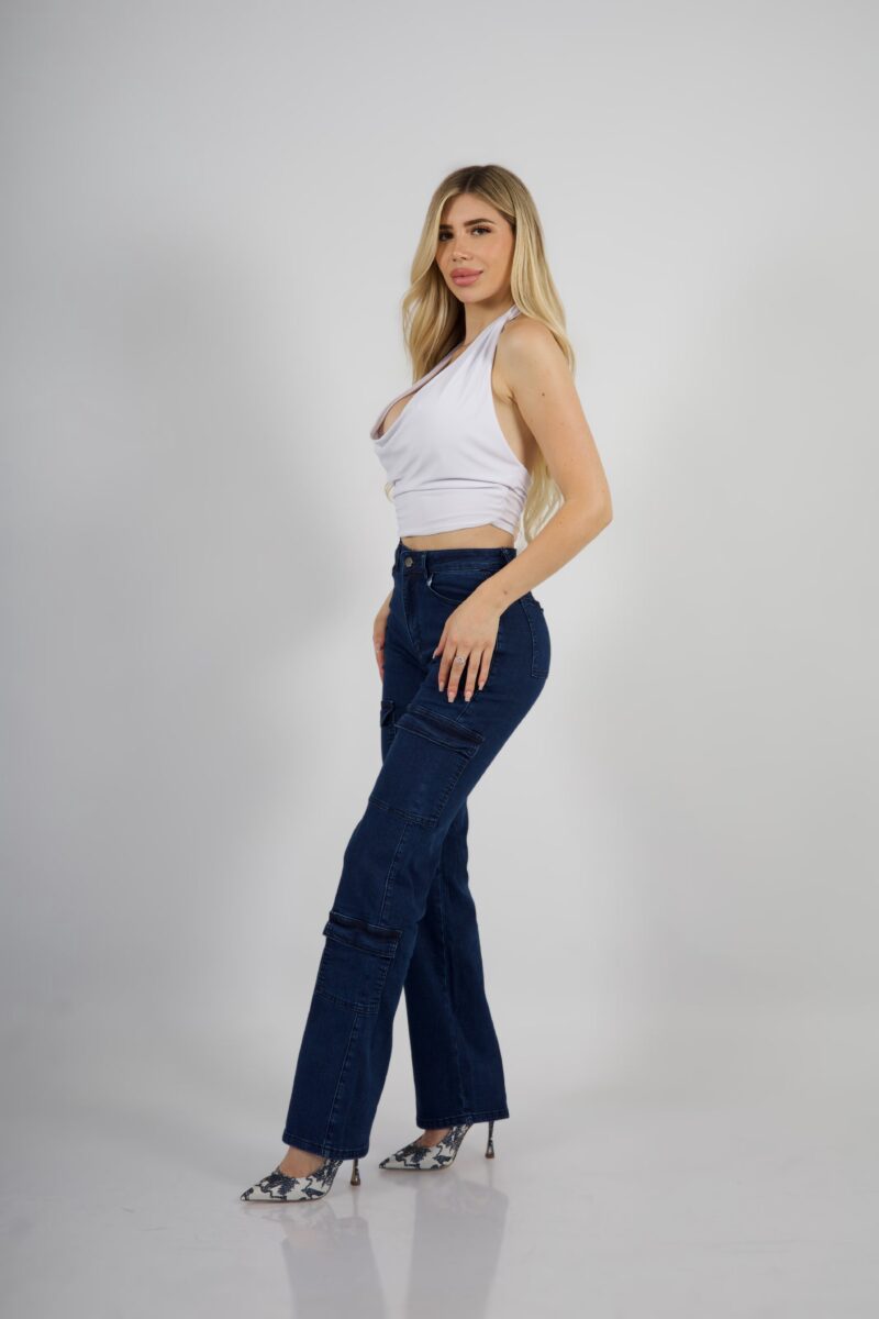 Jeans Cargo Paris Blue - Sntjeans.cl - El Arte del Jeans