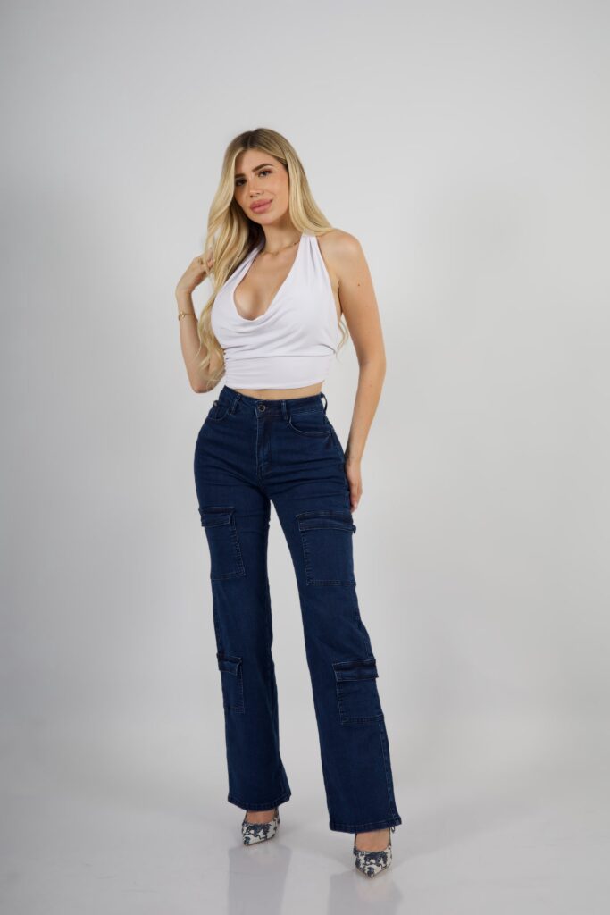 Jeans Cargo Paris Blue - Sntjeans.cl - El Arte del Jeans